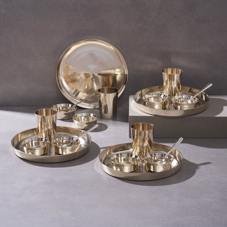 Tableware - Shop Copper, Brass, Kansa Dinner Plate – P-TAL