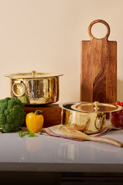 Brass Patila Topia with Lid | Pure Cooking Pot – P•TAL