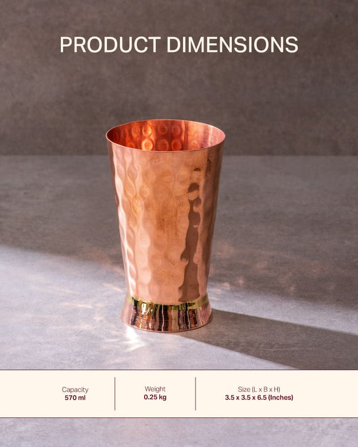 Buy Pure Copper Glass at Low Price Online | P-TAL
