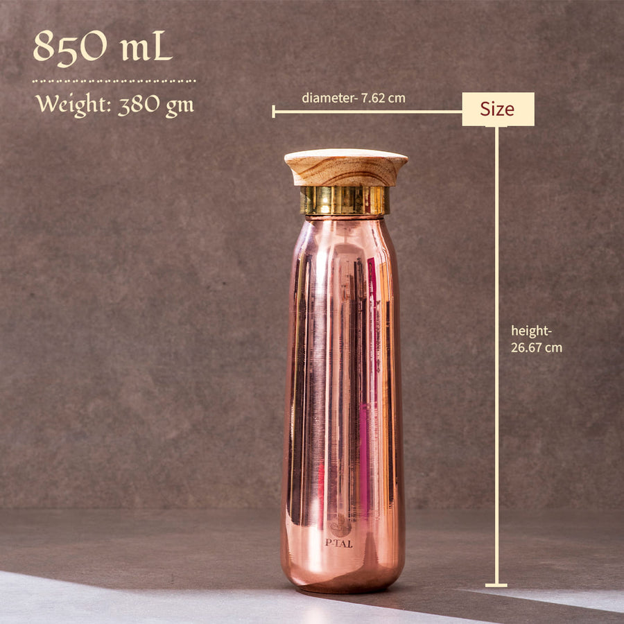 Copper Water Bottle | P-TAL