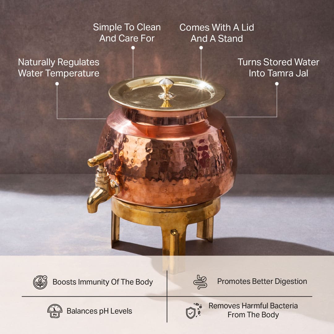Strong and Premium Copper Water Dispenser 10Ltr – P-TAL