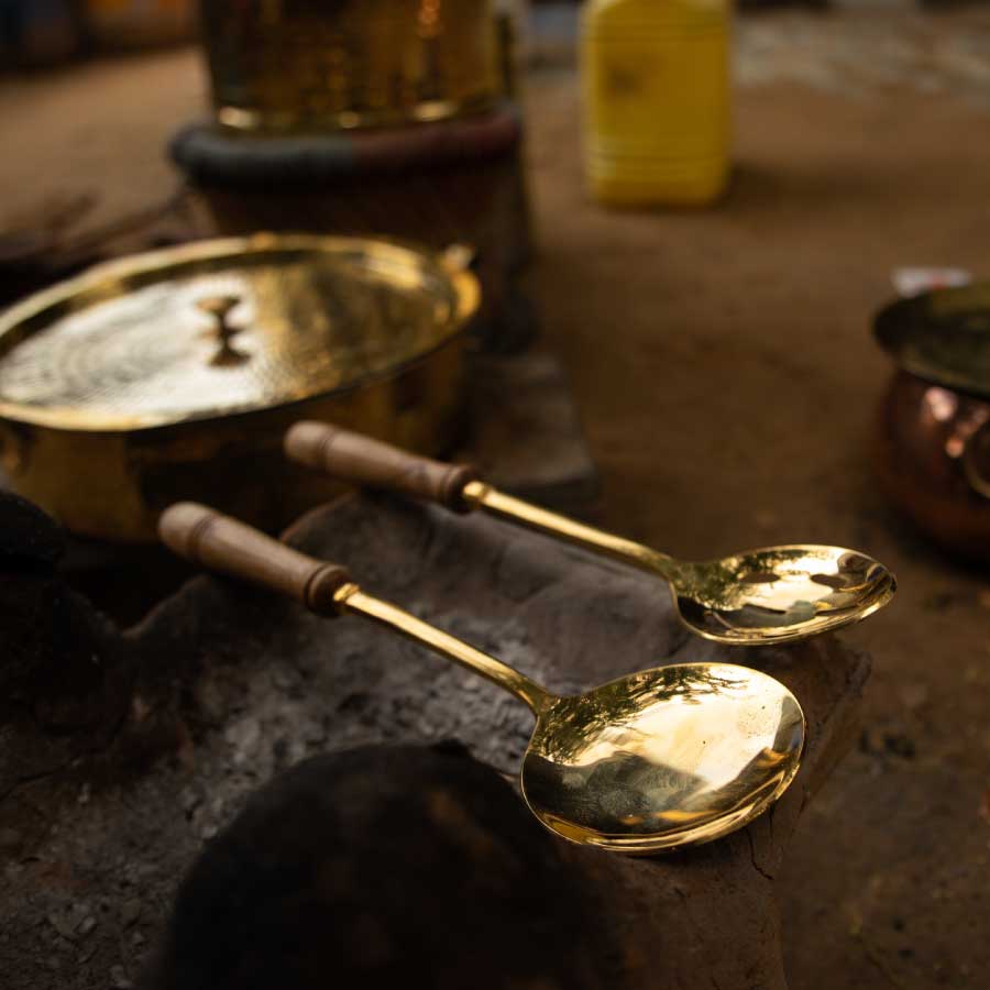 Set of Brass Ladles – P-TAL